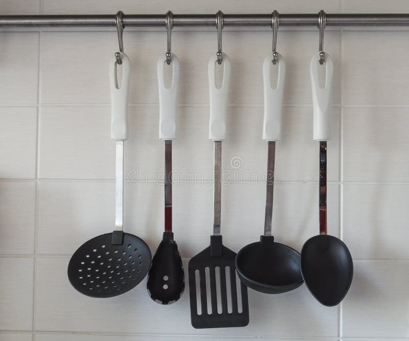 White kitchen tools stock photo. Image of food, kitchen - 107622112