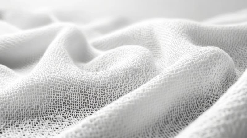 White Knit Fabric Texture Abstract Background Stock Illustration ...