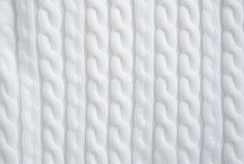 White Knitted Fabric Texture Background Stock Illustration ...