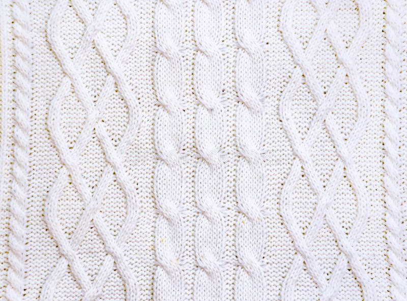 White Knitted Sweater Texture Stock Photo - Image of decoration ...