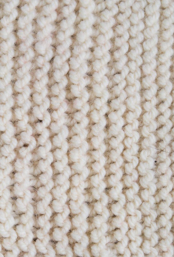 White Knitted Texture with a Vertical Pattern Stock Photo - Image of ...