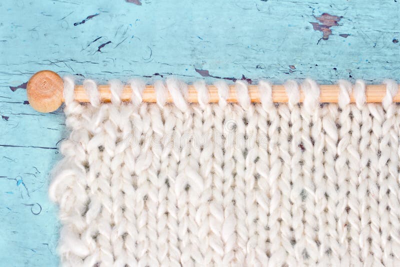 White Knitting Background Texture. High Resolution Knit Woolen F Stock ...