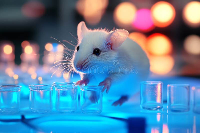 White Laboratory Mouse Glass Surface Stock Photos - Free & Royalty-Free ...