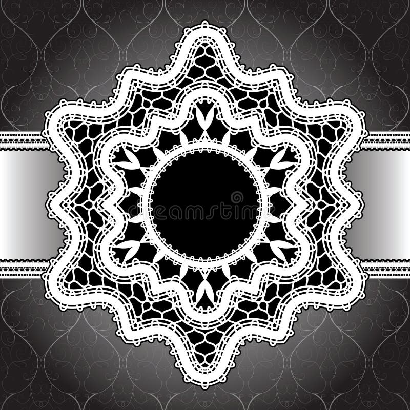 Lace background stock vector. Illustration of detail - 21392239
