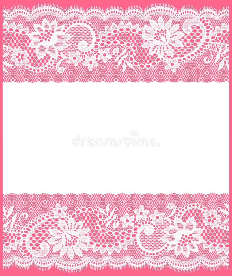 White Lace Card. stock vector. Illustration of cultures - 55153524