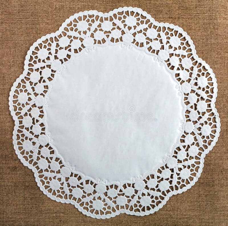 White Lace Dolly stock image. Image of color, abstract - 109875495