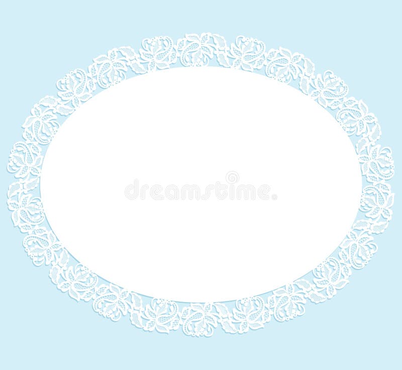 White lace napkin stock vector. Illustration of elegance - 76128564