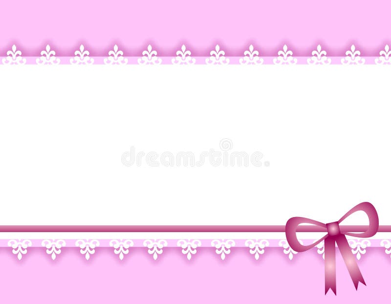 Purple Ribbon Border Clip Art