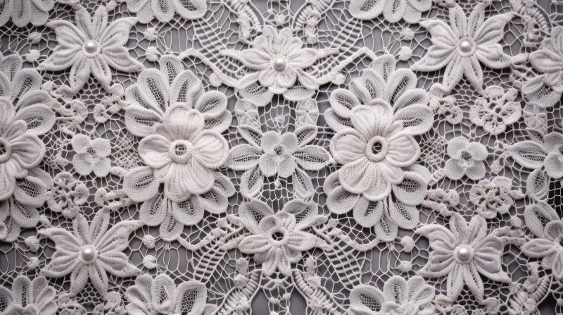 White lace texture. stock illustration. Illustration of macro - 299971773