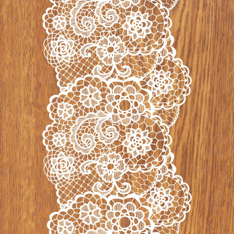 White Lace on Tree Texture. Stock Vector - Illustration of leaf ...