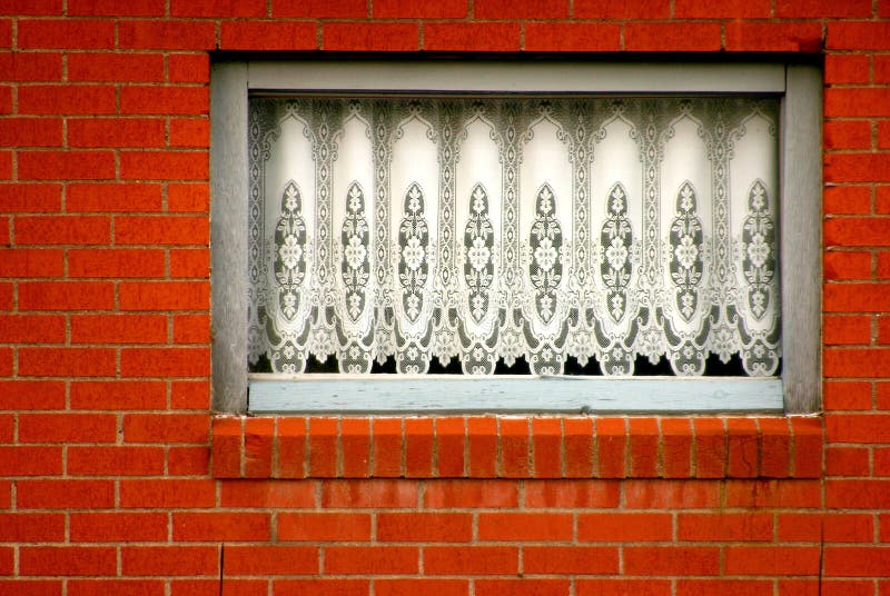 White Lace WIndow Picture. Image: 8093368
