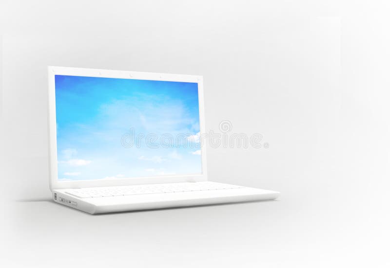 Laptop stock illustration. Illustration of laptop, business - 4751039