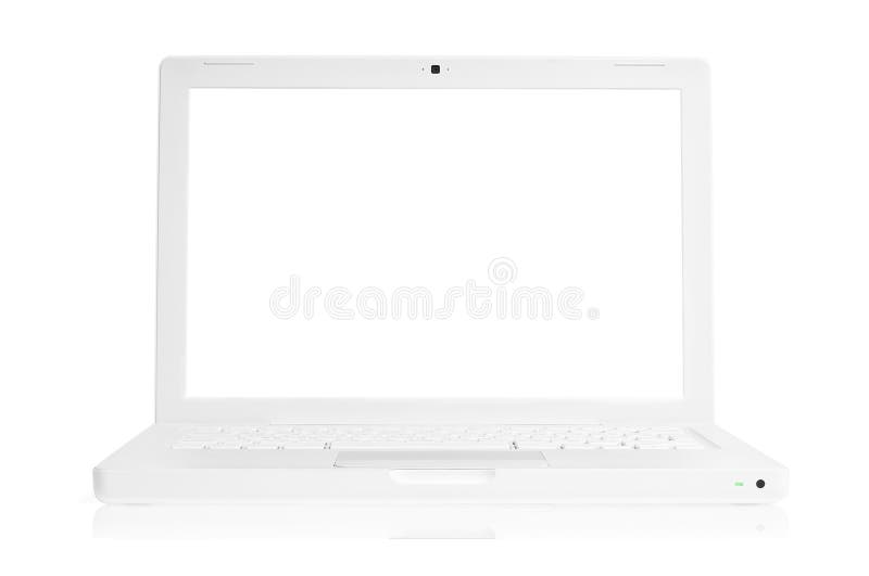 White Laptop stock photo. Image of laptop, apple, keypad - 3599884