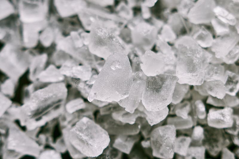 White Large Crystals of Salt. Macro Stock Photo - Image of ingredient ...