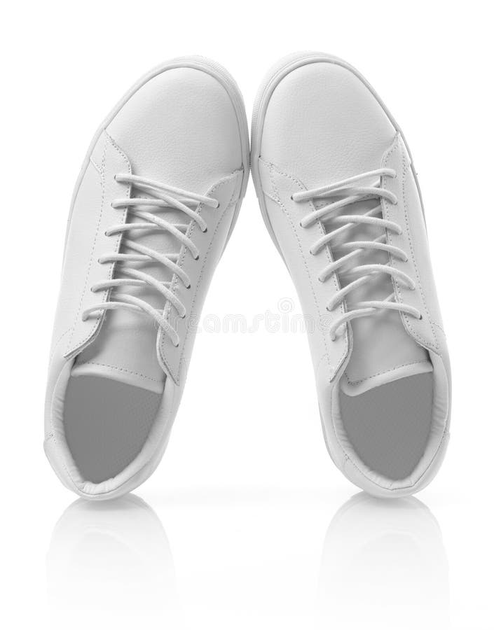 White leather shoes stock photo. Image of lightweight - 189531480