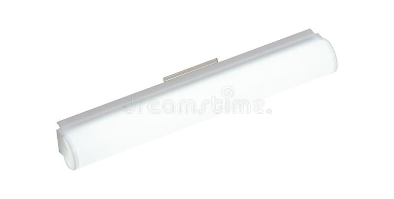 White Led Decorative Light Bar on White Background Stock Image - Image ...