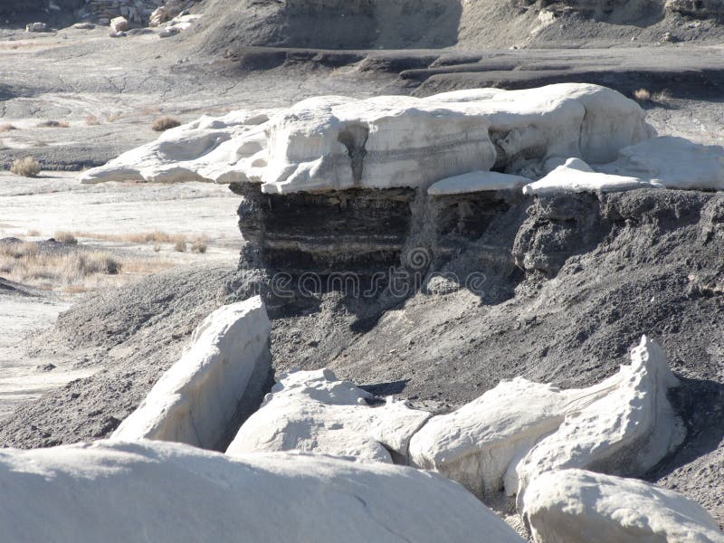 White Ledge stock photo. Image of bisti, geological, mexico - 16899650