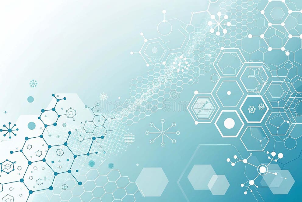 White and Light Blue Medical Abstract Gradient Background with ...