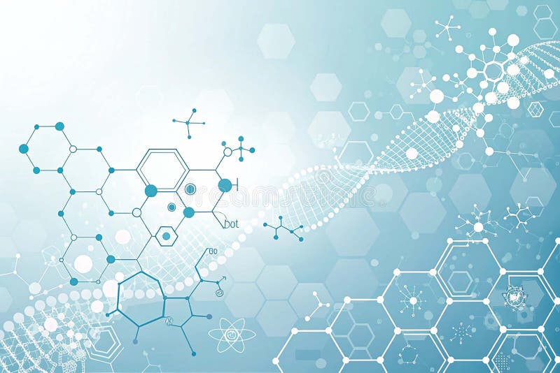 White and Light Blue Medical Abstract Gradient Background with ...