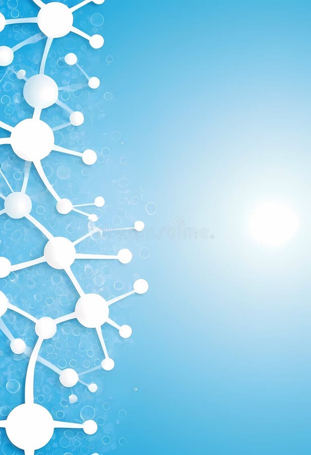 White and Light Blue Medical Abstract Gradient Background with ...