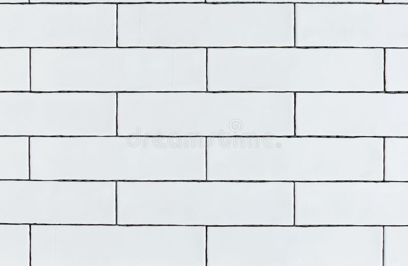 White Light Brick Tiles Wall Texture Wide Background Rustic Style ...