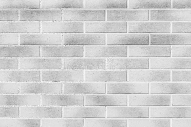 White Light Bright Modern Interior Brick Facade Wall Exterior Texture ...