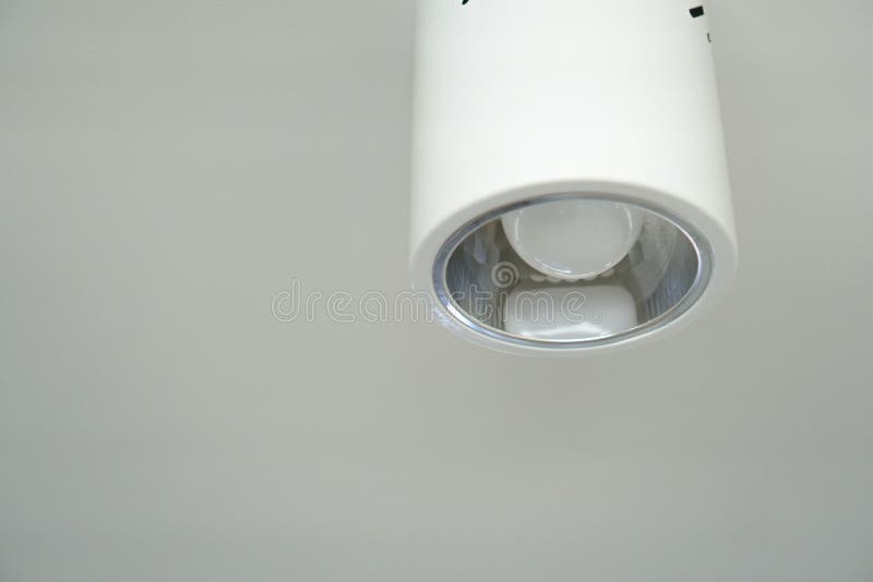 The White Light Bulb in the Cafe Stock Photo - Image of table, café ...