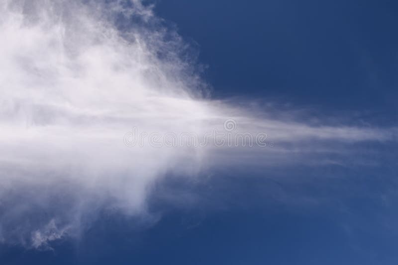 White Light Clouds in the Blue Sky Background. Stock Photo - Image of ...