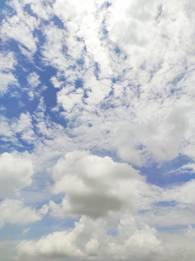 White Light Clouds in Blue Sky Stock Image - Image of grassland, light ...