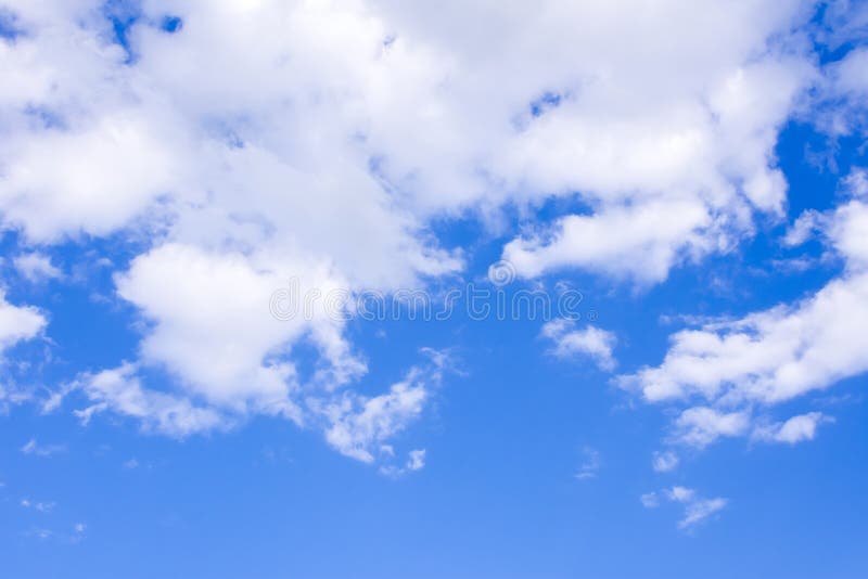 White Light Clouds in the Blue Sky Stock Image - Image of blue, bright ...