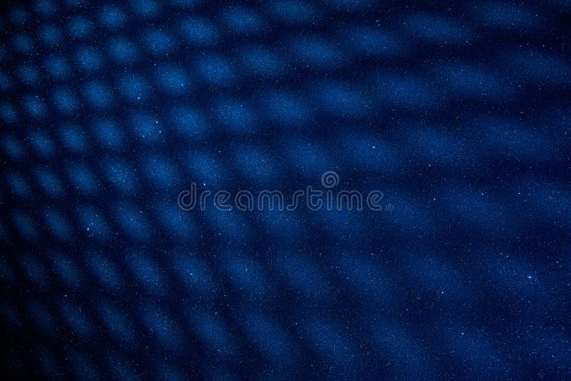 White Light in the Form of a Lattice on a Blue Background Stock Photo ...