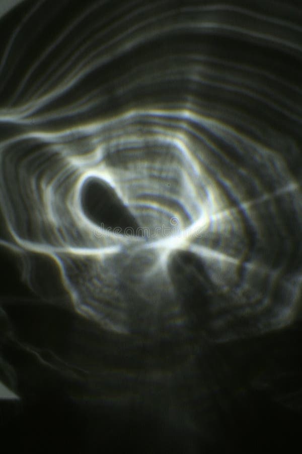 White Light Funnel with Electric Rays Stock Photo - Image of produces ...