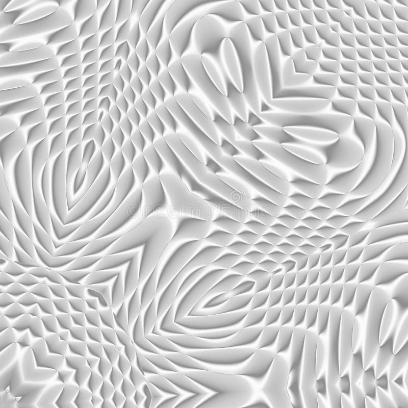 White and Light Grey Futuristic Pattern. Monochromatic Design for ...