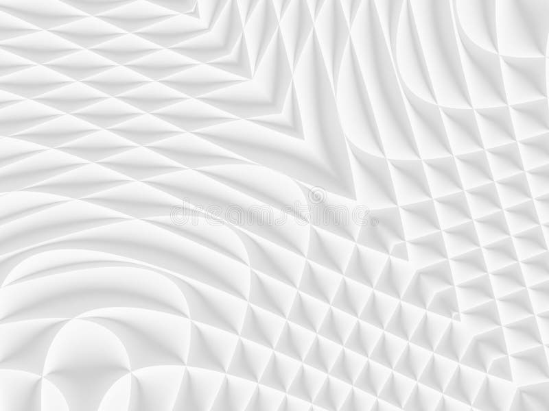 White and Light Grey Futuristic Pattern. Monochromatic Design for ...