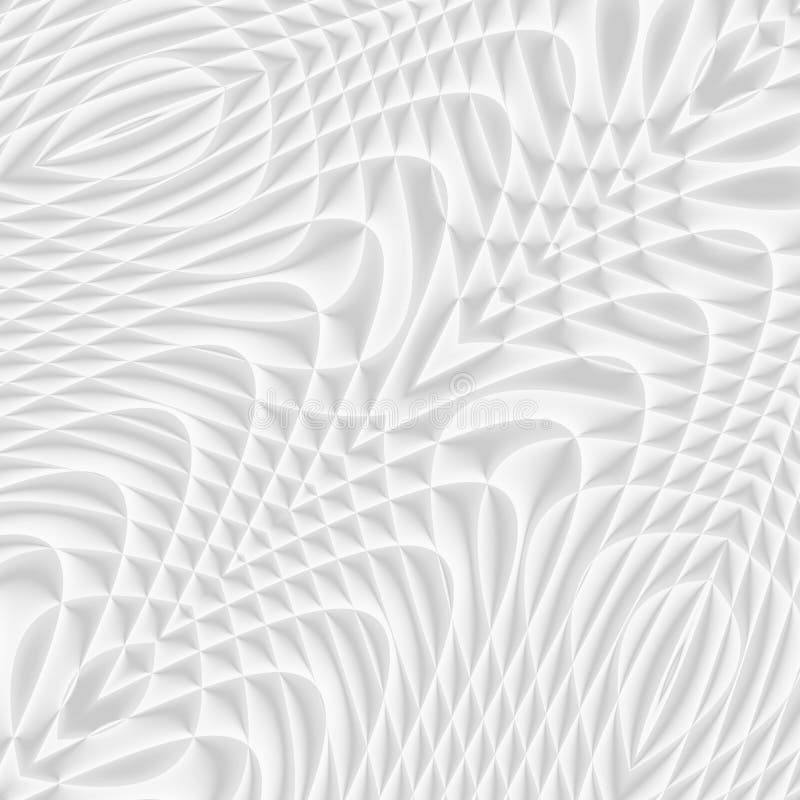 White and Light Grey Futuristic Pattern. Monochromatic Design for ...