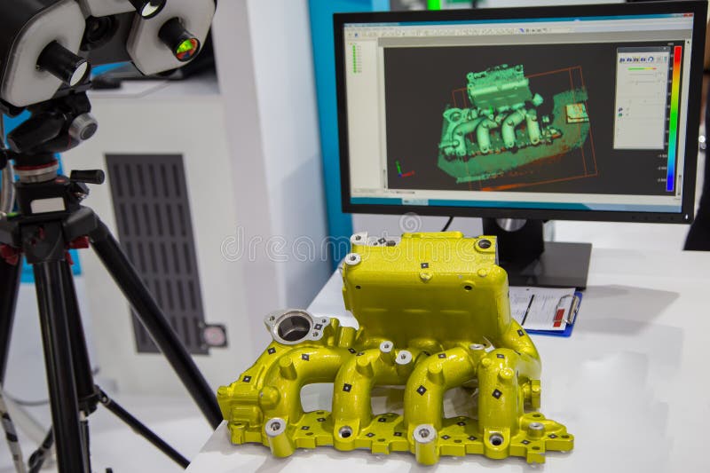 White Light Scanner Manufacturing System Stock Image - Image of scan ...