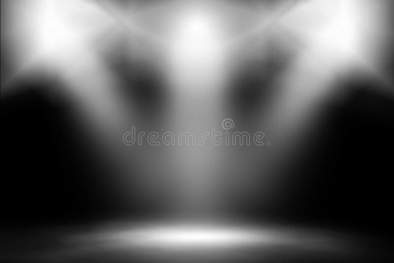 White Light Night Studio Background. Stock Illustration - Illustration ...