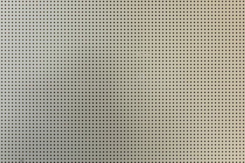 White Light Perforated Plasterboard Wall Stock Image - Image of ...