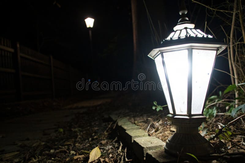 A White Light is Shining in the Dark Stock Illustration - Illustration ...