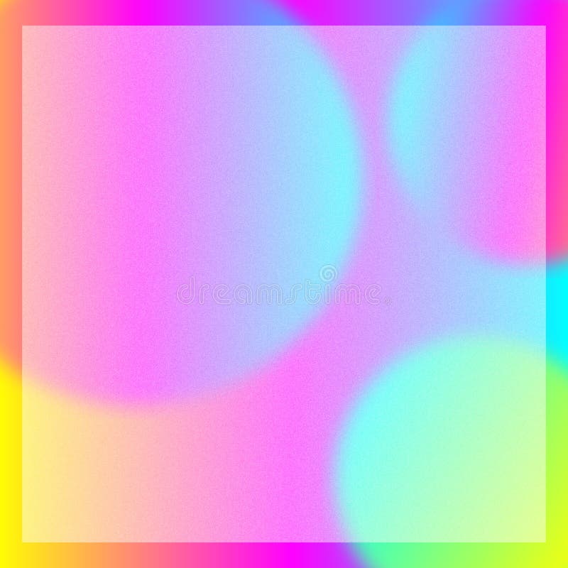 White Light Square Frosted Glass on a Background of Bright Multicolored ...