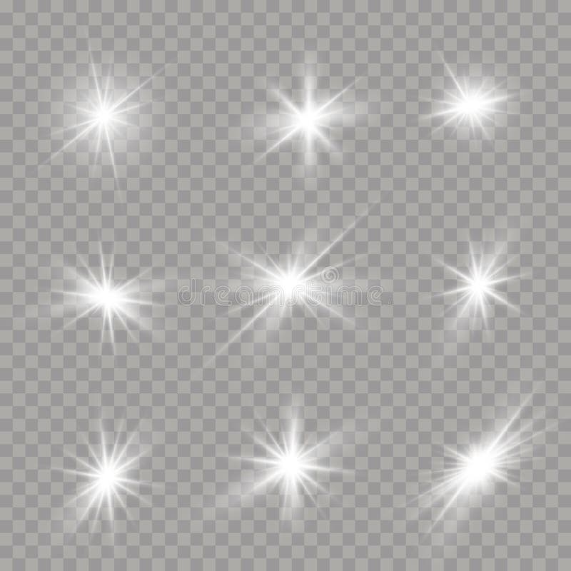 White light star. stock vector. Illustration of disco - 182628481