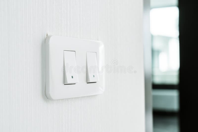 Light switch on wall stock image. Image of european - 152470941