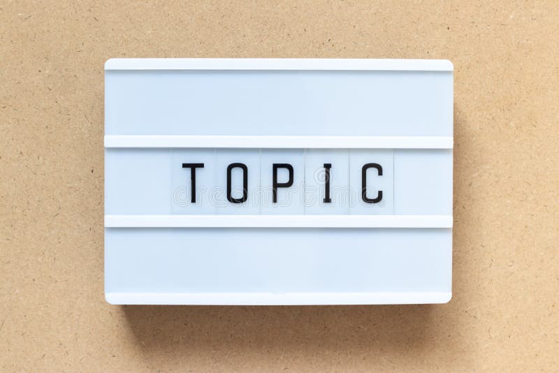 466 Topic Box Image Stock Photos - Free & Royalty-Free Stock Photos ...