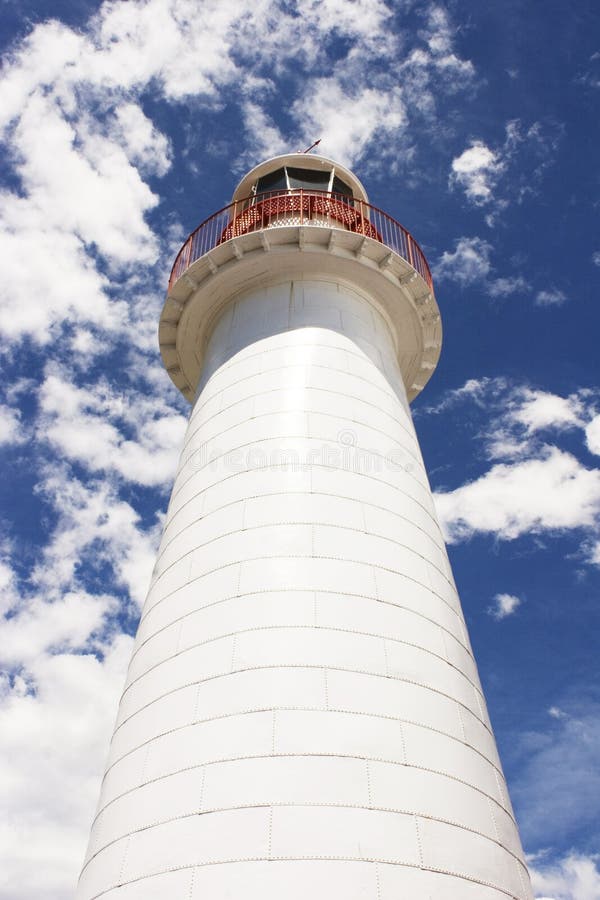 White Lighthouse stock photo. Image of risk, australia - 10735866