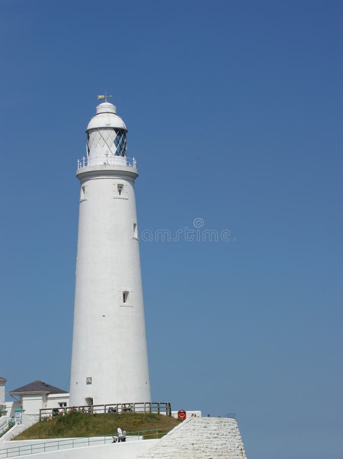 White Lighthouse stock photo. Image of illuminative, navigation - 27030964
