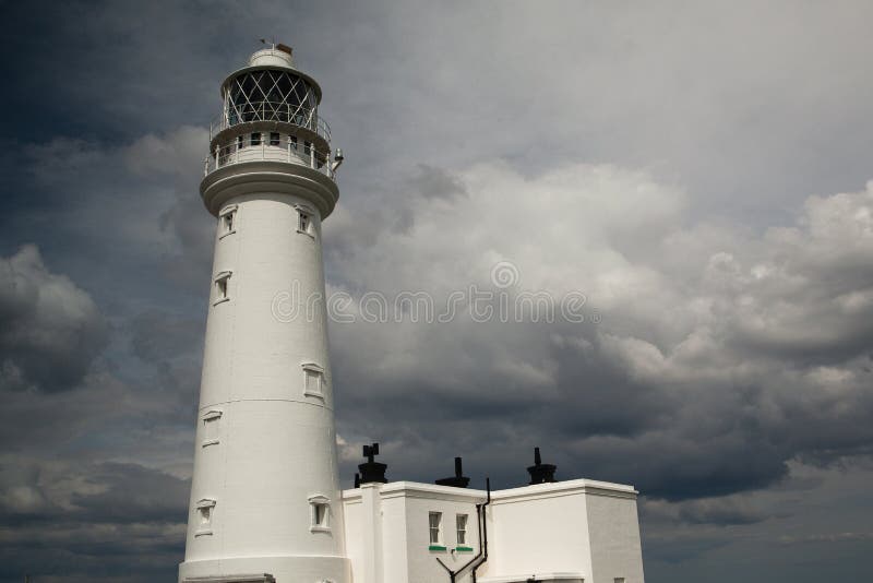 White Lighthouse stock photo. Image of outside, outdoor - 27566976