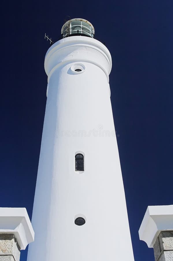 White Lighthouse stock image. Image of tower, pillars - 2868391