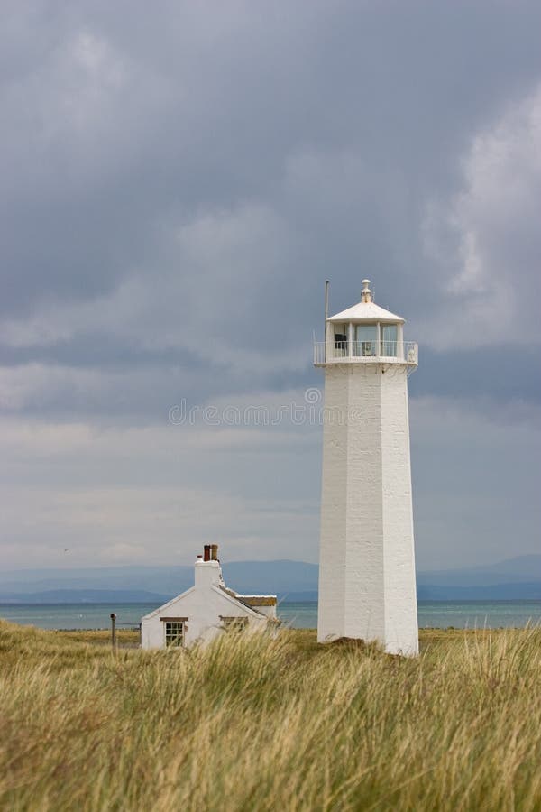 White lighthouse stock photo. Image of reserve, coastline - 7072904