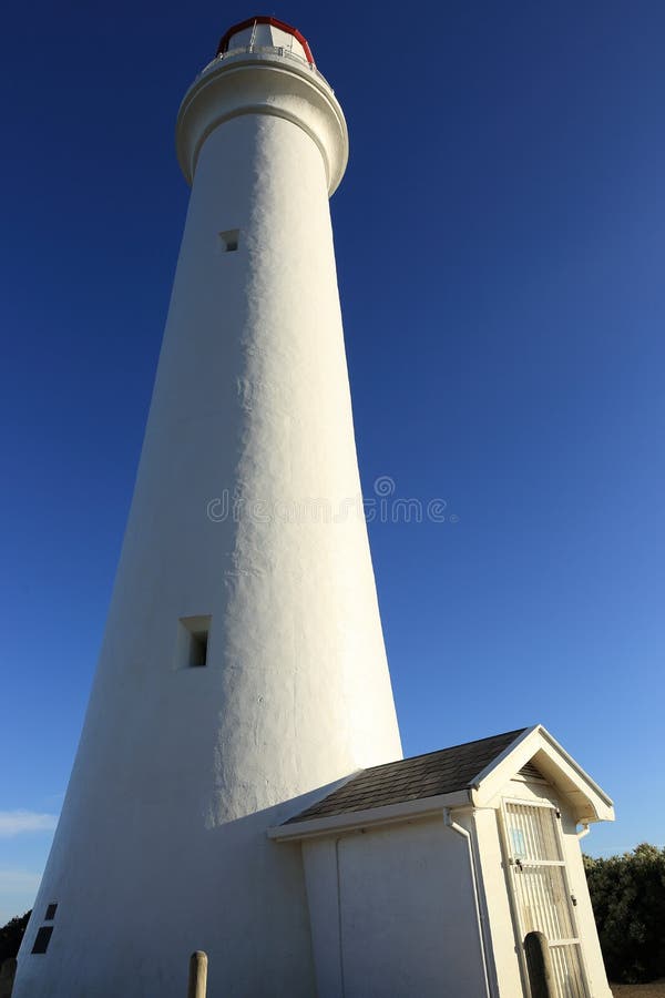 White lighthouse stock photo. Image of village, coutry - 31216088