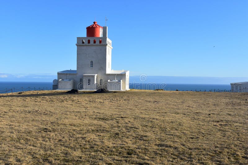 Dyrhólaey Lighthouse – South Coast of Iceland Editorial Stock Image ...